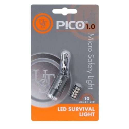 UST BrightForce Pico Micro Flashlight, Black - Adventure Pro Zone
