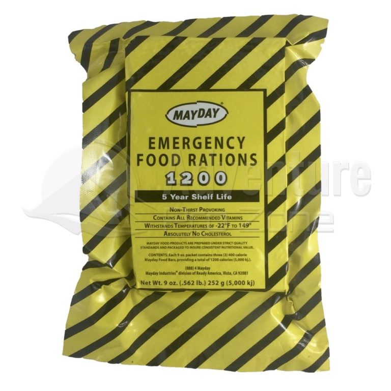 Mayday Emergency Food Ration, 1200 Calorie - Adventure Pro Zone