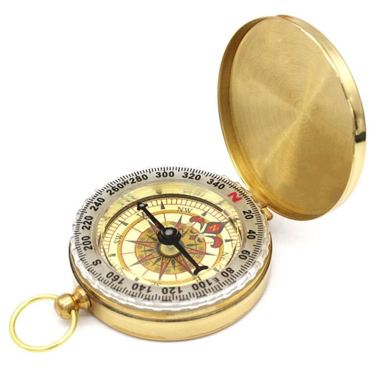 Pocket Brass Watch Style Compass - Adventure Pro Zone